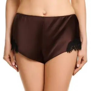 SAINTED SISTERS Scarlett French Knickers In Chocolate Black - Brown