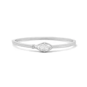 SHYMI Marquise Wrap Bangle - Silver