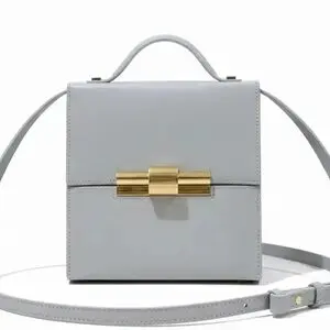 THE BAG ICON The Nina Cigar Box Bag - Blue