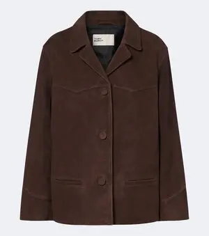 Tory Burch Suede Jacket - Brown