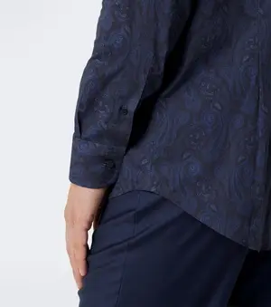 Etro Paisley Cotton-blend Poplin Shirt