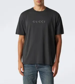 Gucci Logo Cotton Jersey T-shirt