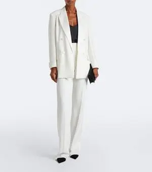 Max Mara Elegante Cady Straight-leg Pants