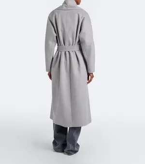 Max Mara Virgin Wool Wrap Coat