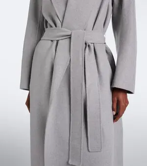 Max Mara Virgin Wool Wrap Coat