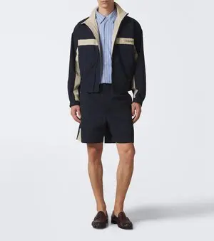 Saint Laurent Cotton Canvas Blouson Jacket