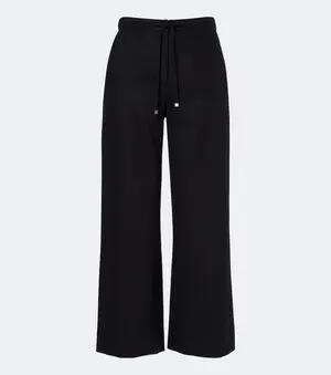 Max Mara Wool Wide-leg Pants - Black