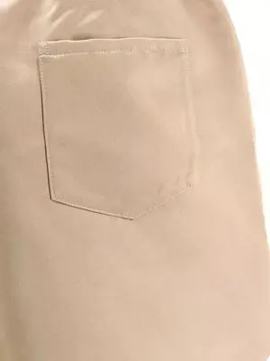 THE FRANKIE SHOP Adia Satin Boxer Shorts Beige