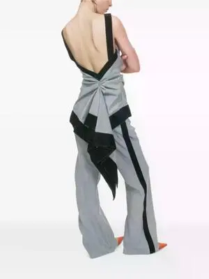 Rosie Assoulin Side Ponytail Wool Top
