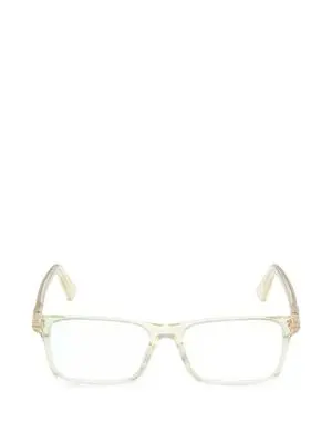 Zegna Rectangle-frame Glasses - Neutrals