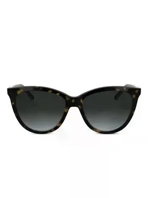 Calvin Klein Tortoiseshell Cat-eye Sunglasses - Brown