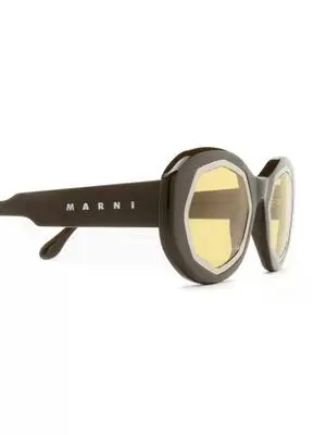 Marni Mount Bromo Geometric-frame Sunglasses