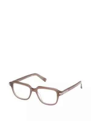 Zegna Square-frame Glasses - Brown