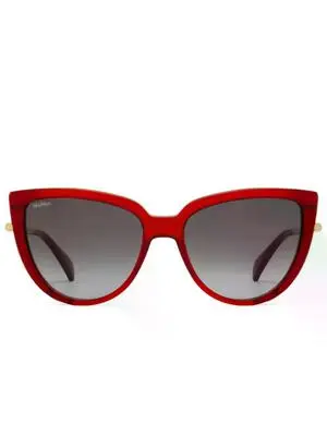 Max Mara Liz Sunglasses - Red