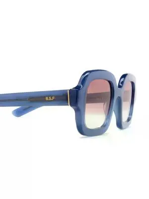 RETROSUPERFUTURE Benz Square-frame Sunglasses - Blue