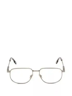 Zegna Square-frame Glasses - Silver