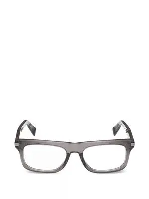 Zegna Rectangle-frames Glasses - Grey