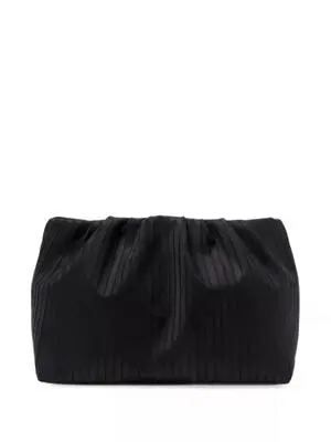 ERES Soiree Paradise Pleated Clutch Bag - Black
