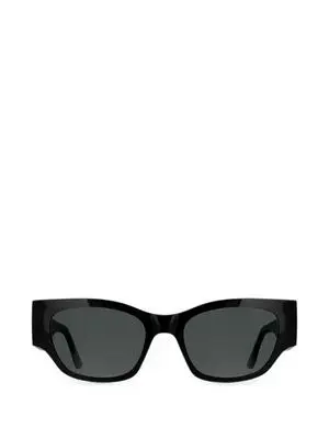 Karl Lagerfeld X Disney Rectangle-frame Sunglasses - Black