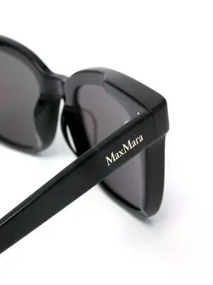 Max Mara Square-frame Sunglasses - Black