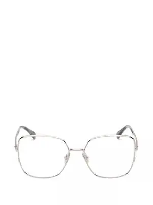 Max Mara Square-frame Glasses - Silver