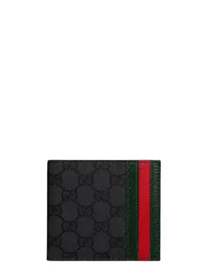 Gucci Web Bi-fold Wallet - Black