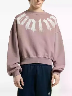 Palm Angels Logo-print Crew-neck Sweatshirt