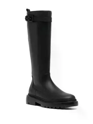 Bally Gaila Leather Knee-high Boots