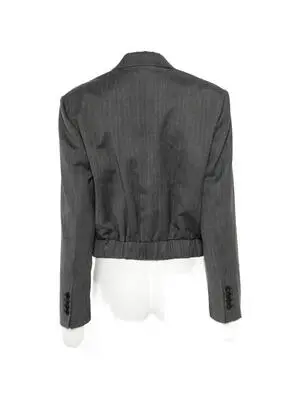 JUUN.J Cropped Notched-lapel Blazer