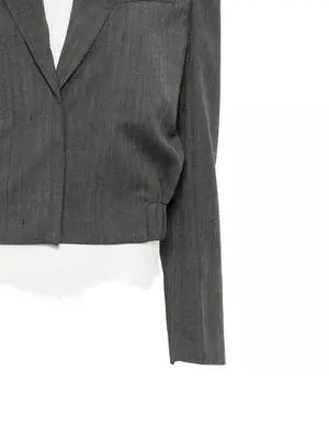 JUUN.J Cropped Notched-lapel Blazer
