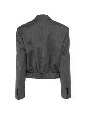 JUUN.J Cropped Notched-lapel Blazer