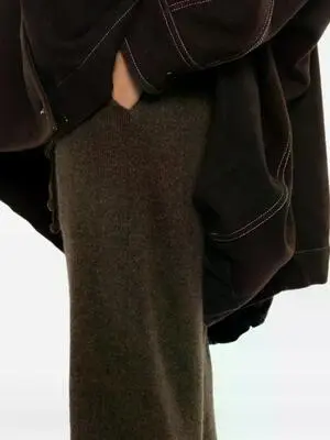 UMA WANG Drawstring Frayed-hem Trousers
