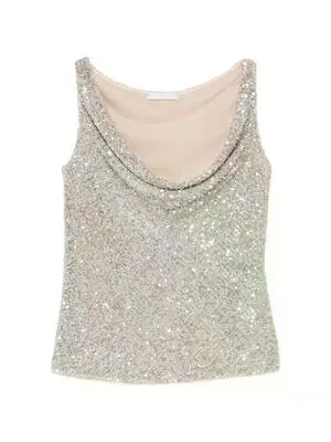 Naeem Khan Sequin-embellished Top