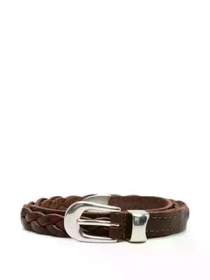 Our Legacy Braided Leather Belt - Brown