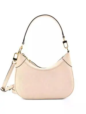 LOUIS VUITTON Bagatelle Nm Handbag Monogram Empreinte Giant Shoulder Bag - Neutrals