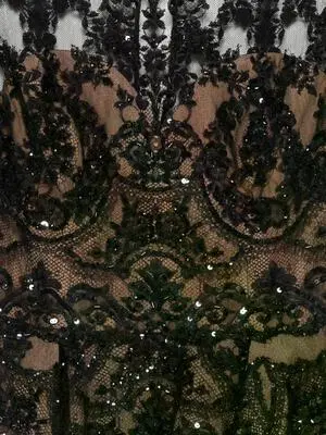 Zuhair Murad Lace-embellished Peplum Top