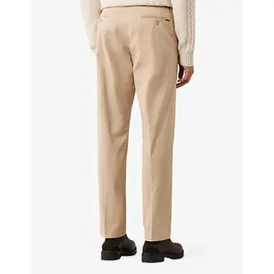 HACKETT Sanderson Tailored-fit Stretch-cotton Chinos - Oat