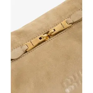 Miu Miu Spirit Small Suede Shoulder Bag