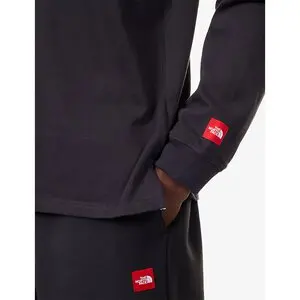 The North Face Red Box Rugby Long-sleeve Cotton-stretch Shirt