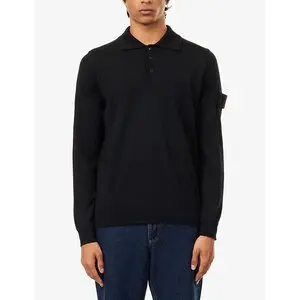 Stone Island Ghost Compass-badge Wool Jumper