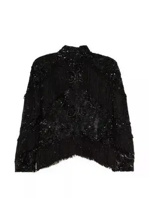 Zuhair Murad Beaded Fringed Jacket