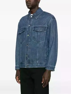 Fendi Logo-patch Denim Jacket