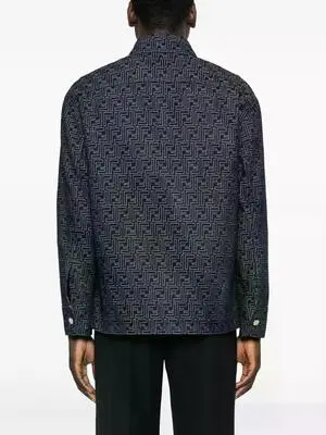 Fendi Ff Monogram Denim Jacket