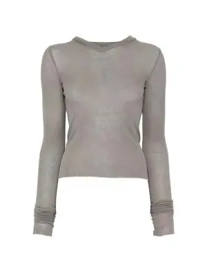 Rick Owens Crewneck Performance Tops For Women