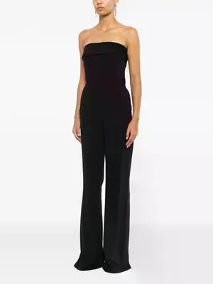 Elie Saab Strapless Tuxedo-style Jumpsuit
