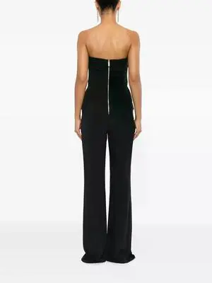 Elie Saab Strapless Tuxedo-style Jumpsuit