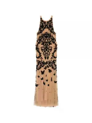 Zuhair Murad Embellished Tulle Gown - Black