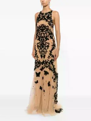 Zuhair Murad Embellished Tulle Gown