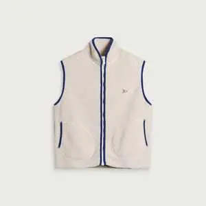 DRAKE'S Boucle Wool Fleece Vest