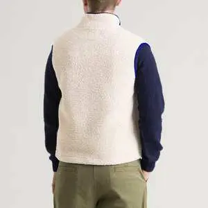 DRAKE'S Boucle Wool Fleece Vest
